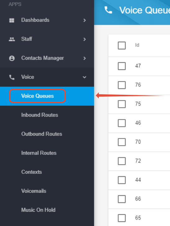 Create Voice Queues : Connectel