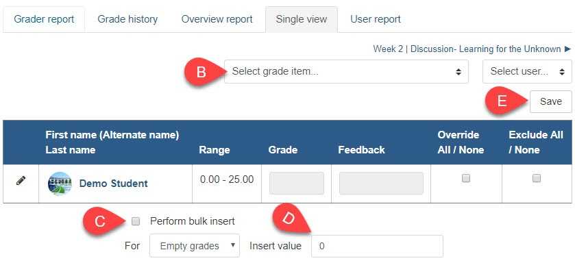 Entering Zeros in the Grade Book : DLS Support Helpdesk