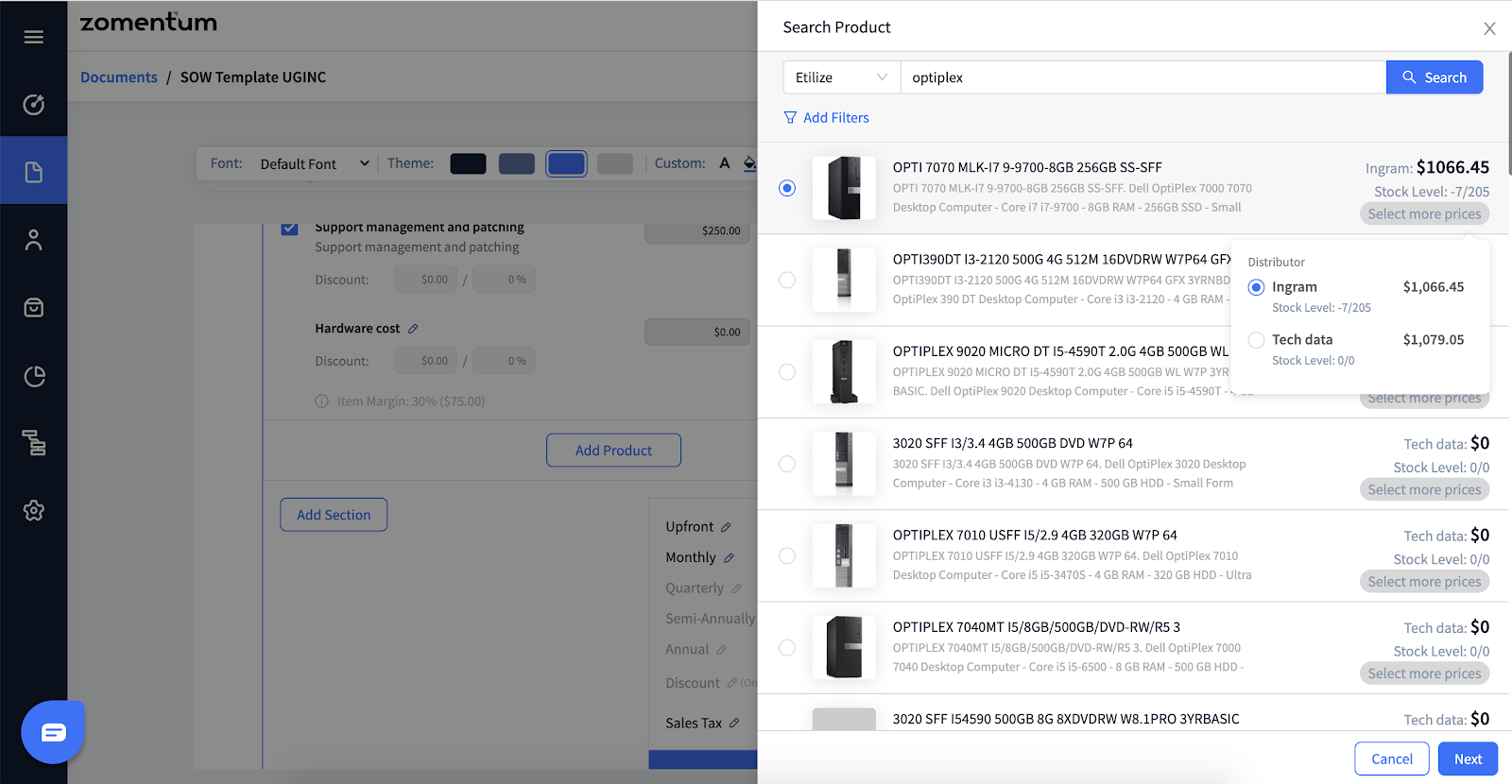 Ingram Integration : Support