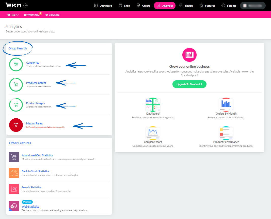 Analytics on your EKM online shop : EKM