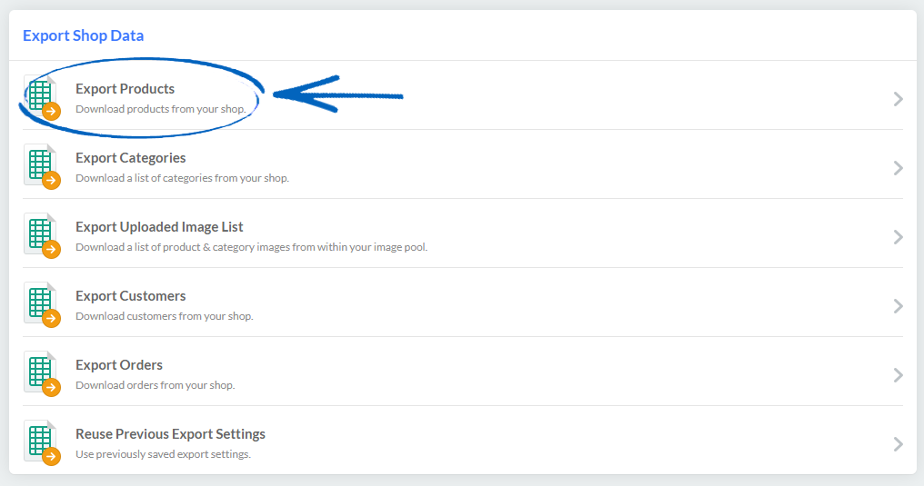 Import/Export System - Product Tabs : EKM