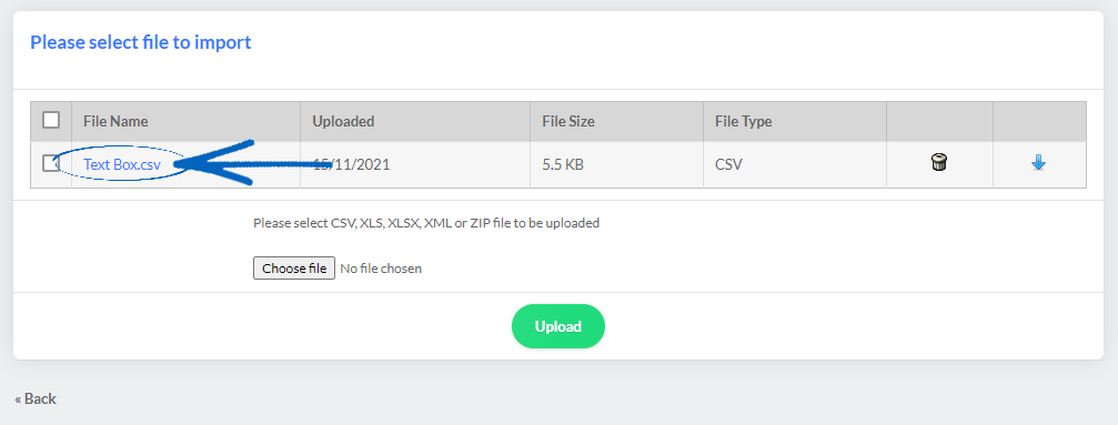 How to Add Product Options using a spreadsheet -Text Box : EKM