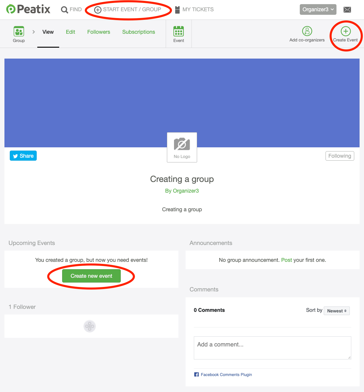 How to create a Peatix Live event : Help organizer