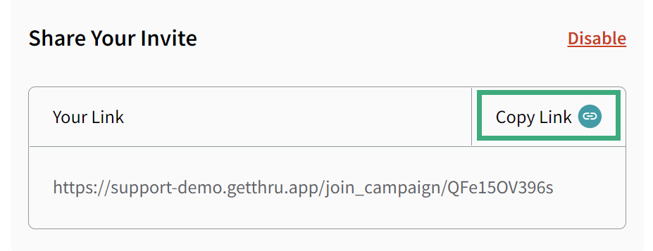Campaign Caller Invite Link : Help Center