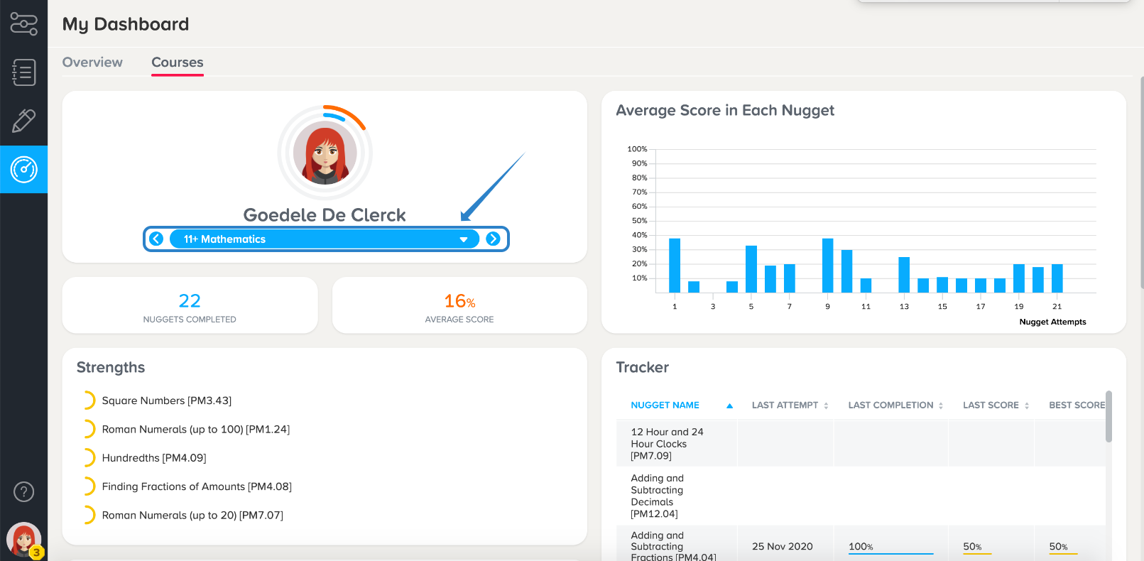 Introduction to the Student Dashboard : Century Tech