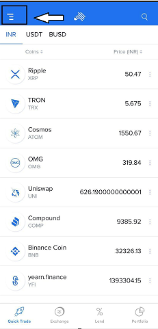 Get your statement : ZebPay