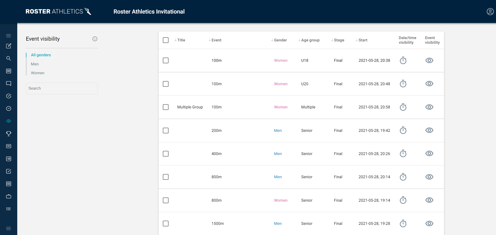 What's new? : Roster Athletics