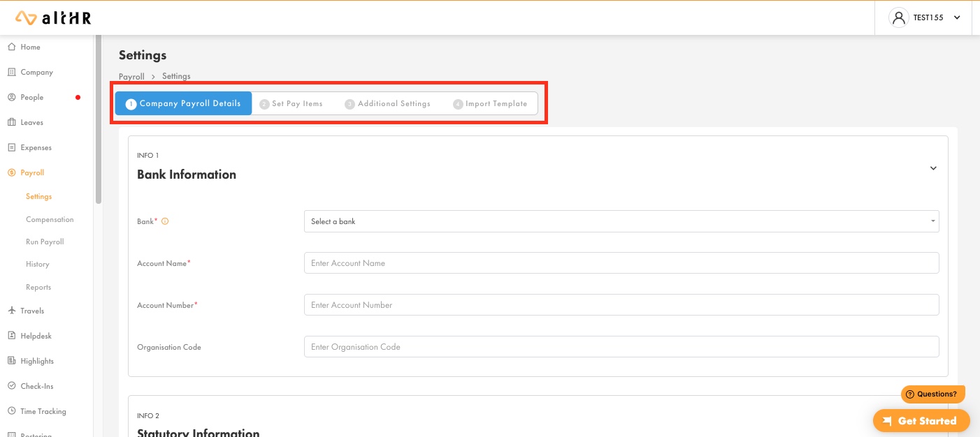 How to set up payroll : Digi-X Master