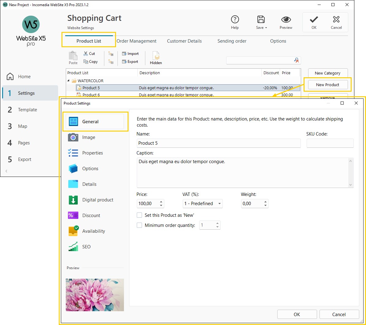 How to create an e-commerce : WebSite X5 Guide