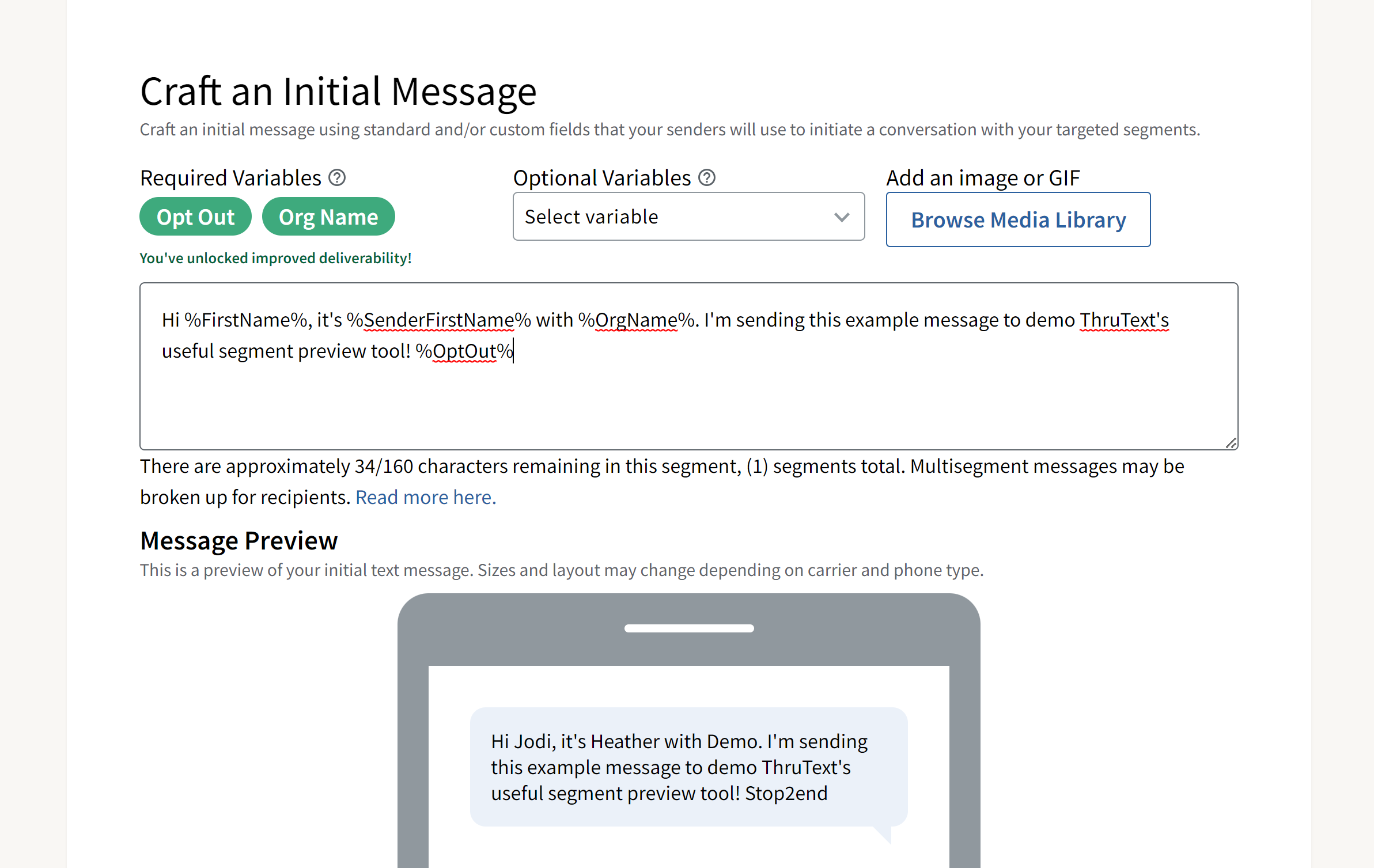Text Message Segments : Help Center