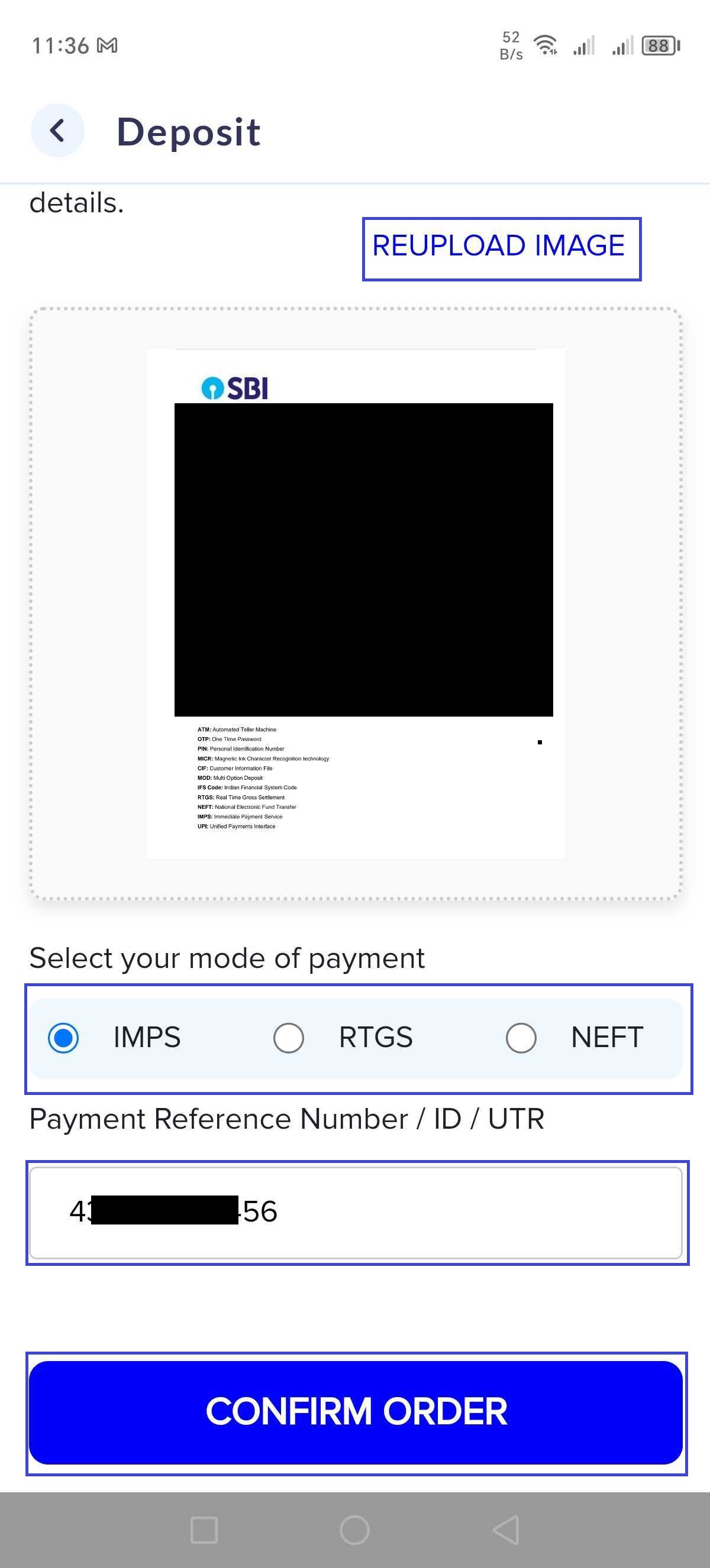 How to deposit fiat currency (India) : ZebPay