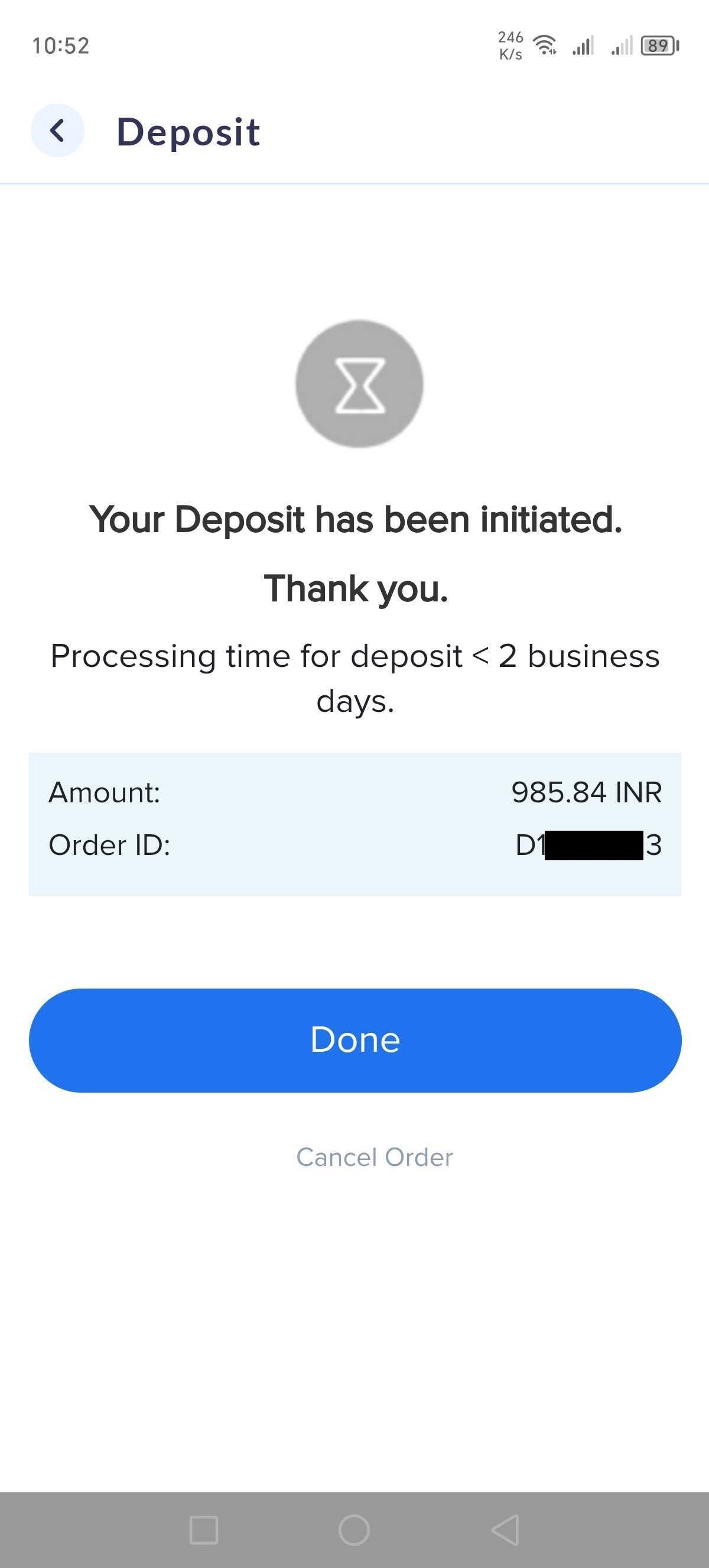 How to deposit fiat currency (India) : ZebPay