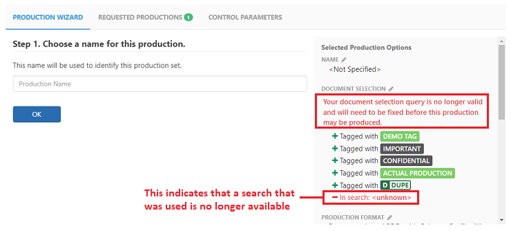 Create a new production by reusing an existing production : GoldFynch Support
