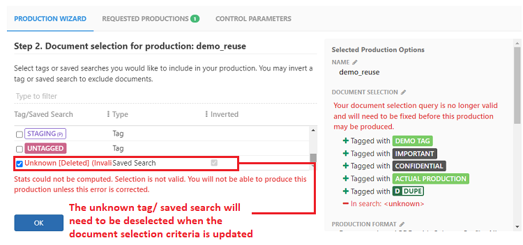 Create a new production by reusing an existing production : GoldFynch Support