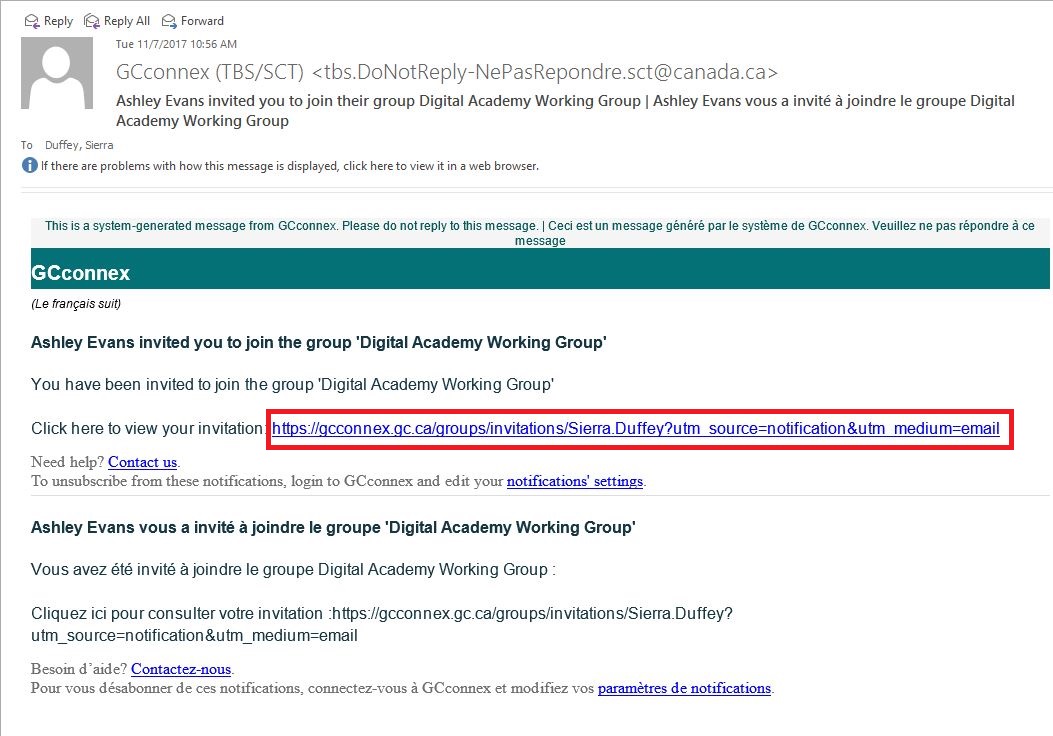How do I join a group? : GCconnex - Support