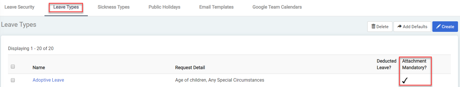 Request Attachments : Support