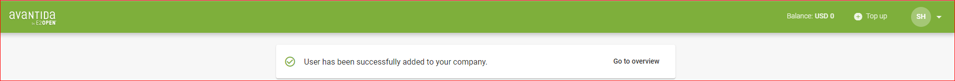 Join a company : Avantida Community Support