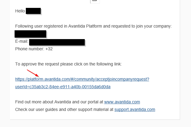 Cómo unirse a la cuenta de su empresa : Avantida Community Support