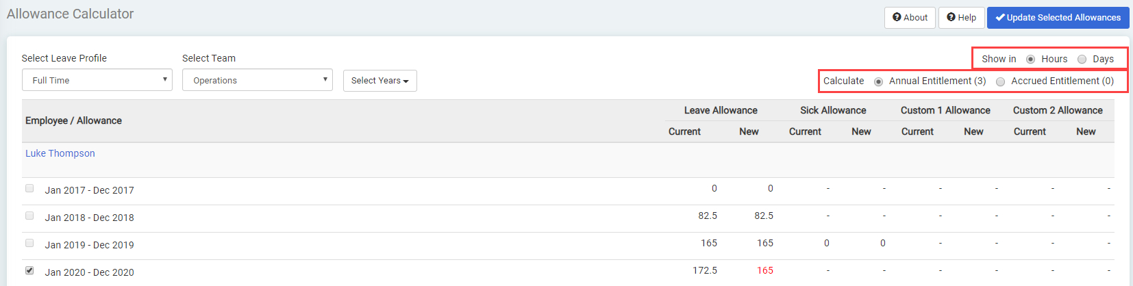 What is the Allowance Calculator and how does it work? : Support