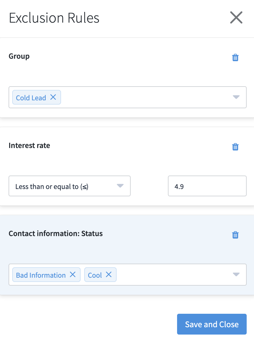 How to Add Audience Exclusion Rules : TE Admin Help Center