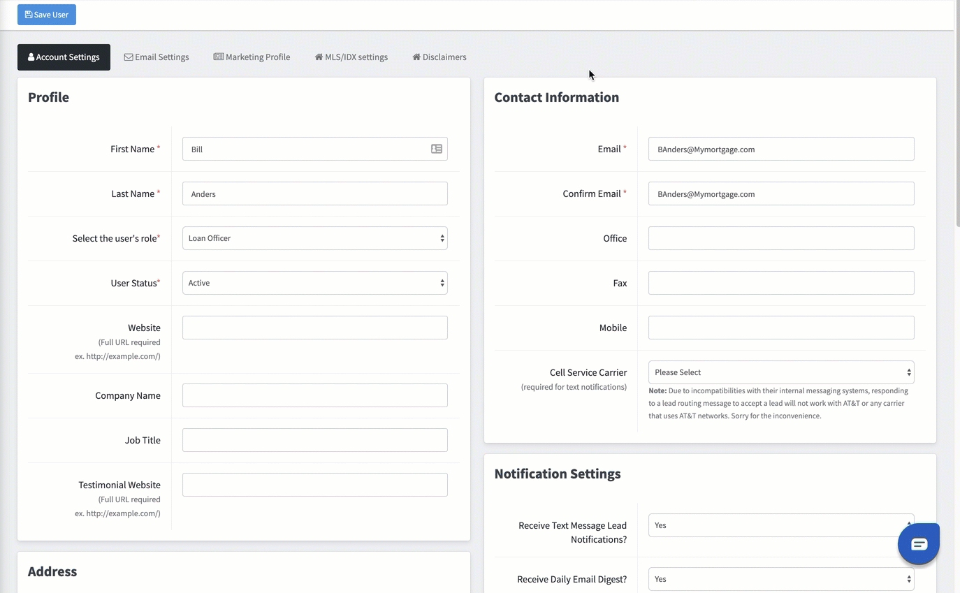 How to Reset User Passwords : TE Admin Help Center
