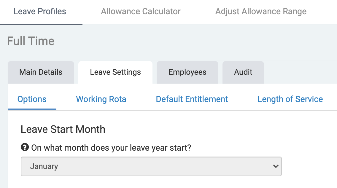 Appogee Leave: Changing or Moving Leave Years : Support