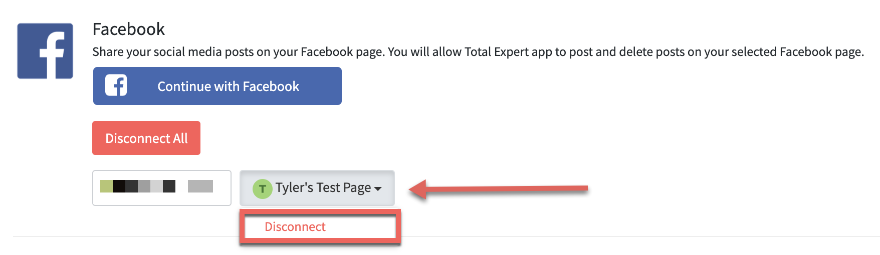 How Do I Disconnect and Remove My Facebook Integration? : TE User Help Desk