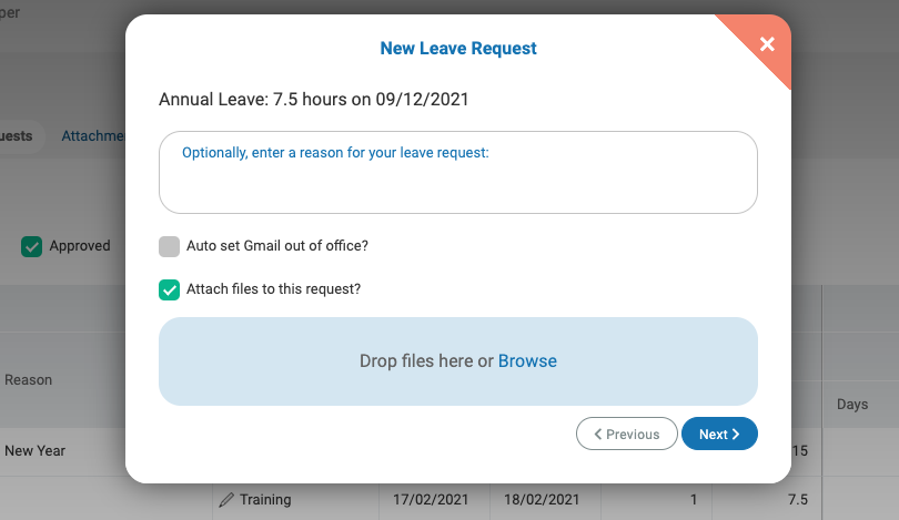 Leave: Employee Training Guide : Support