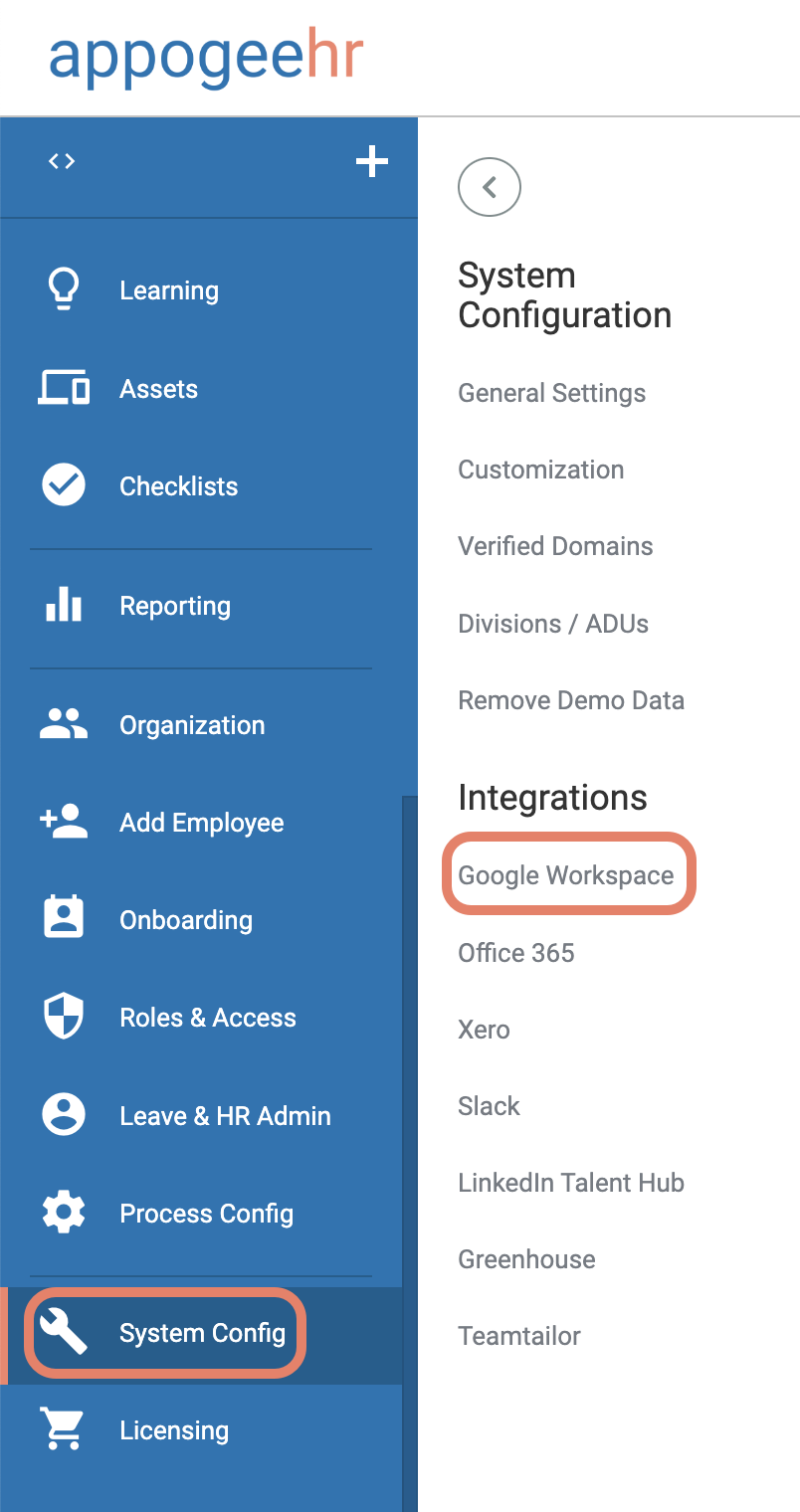 Google Workspace Integration : Support