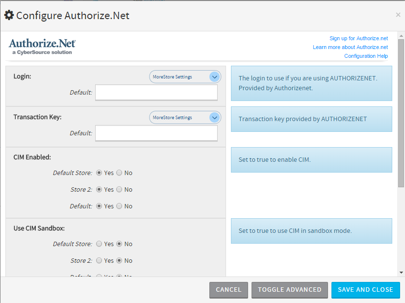 Authorize.Net with Accept.js (ecommerce only) : Client Care