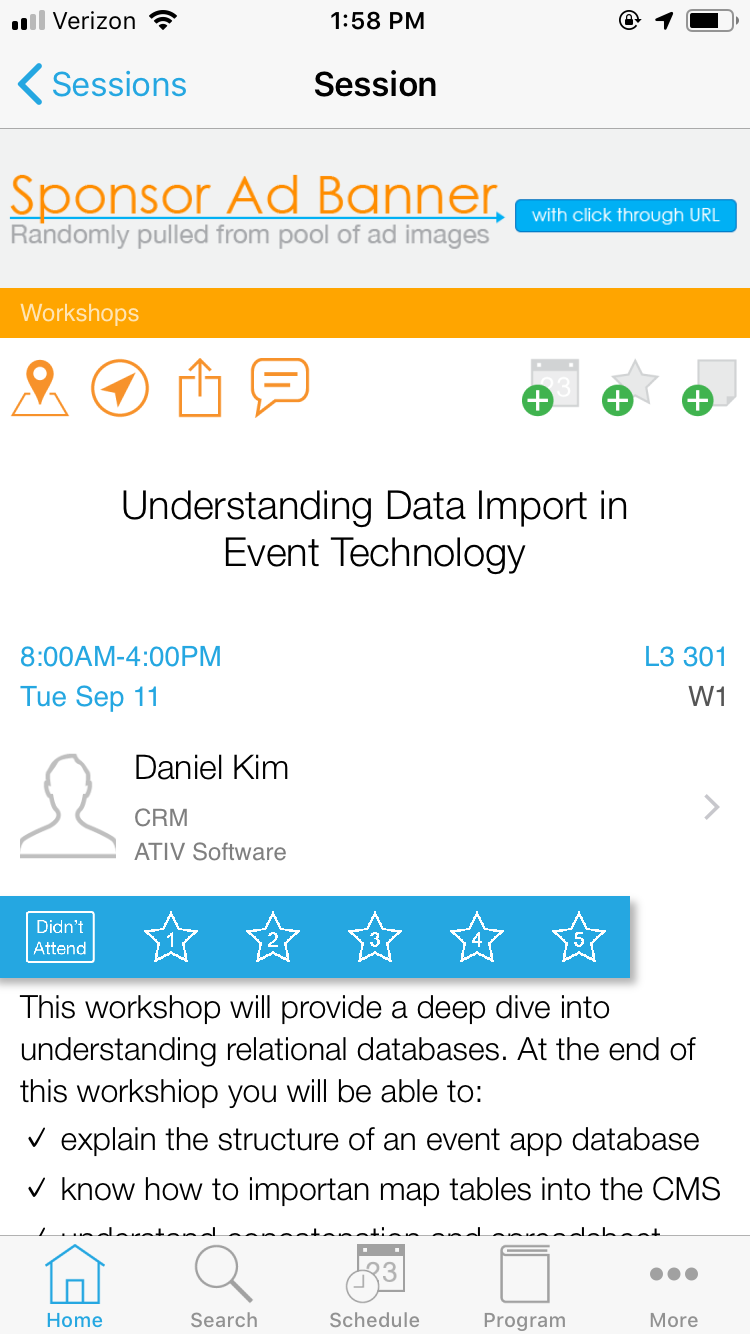 How do session ratings work? (5 star rating)