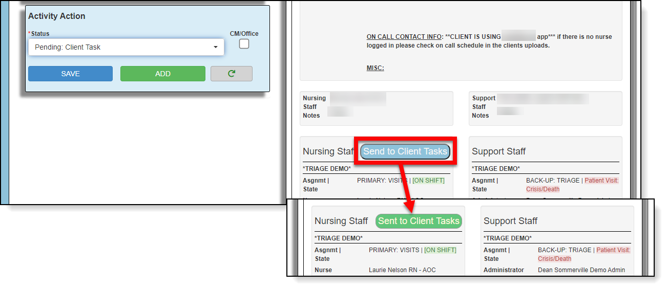 Send an Activity as a Task