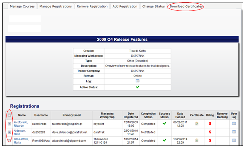 Manage Courses : Fountayn Knowledge Base