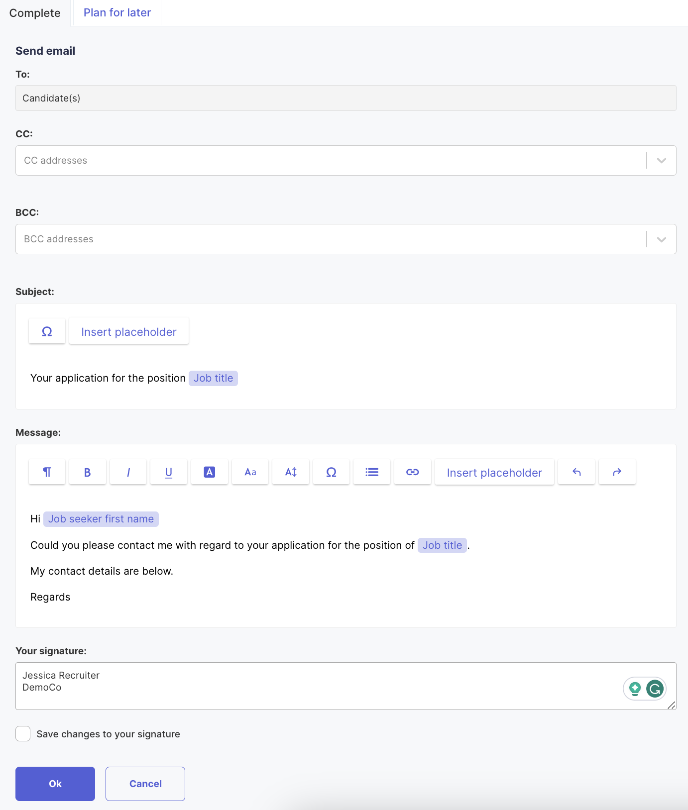 Sending emails from SnapHire : SnapHire by Aotal