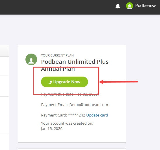 Upgrading/Renewing My Podbean Account | Podbean Support