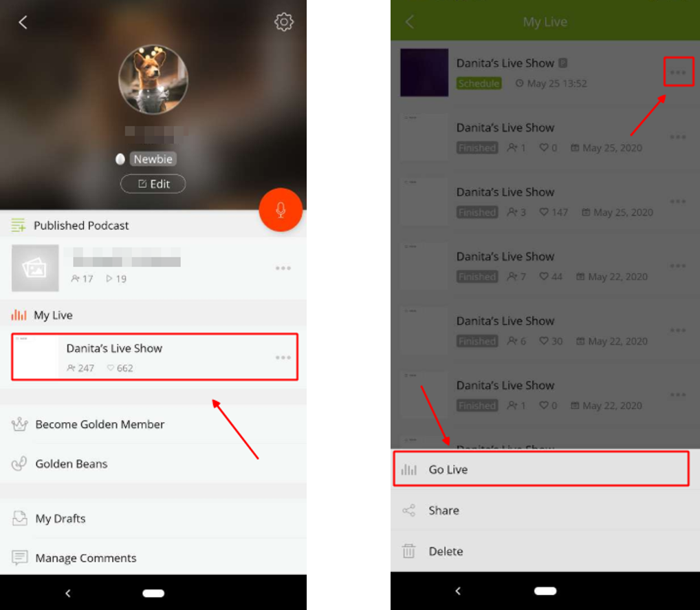 How to Schedule Your Live Stream on the Apps | Podbean Support