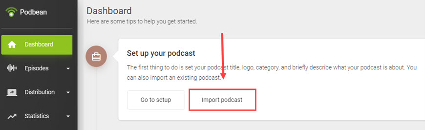 Migrating Your Podcast from Buzzsprout | Podbean Support