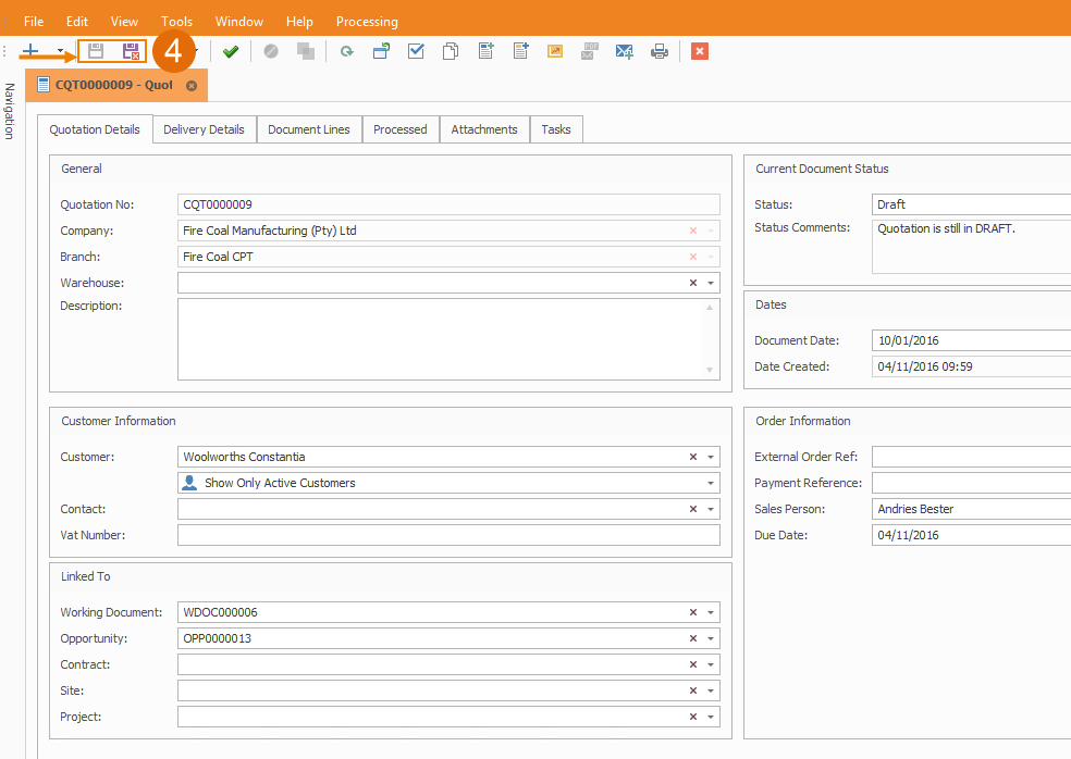 Updating Document Status : Paradigm Software and Hosting