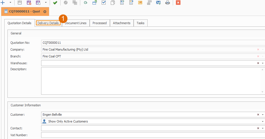 Adding Document Delivery Details : Paradigm Software and Hosting