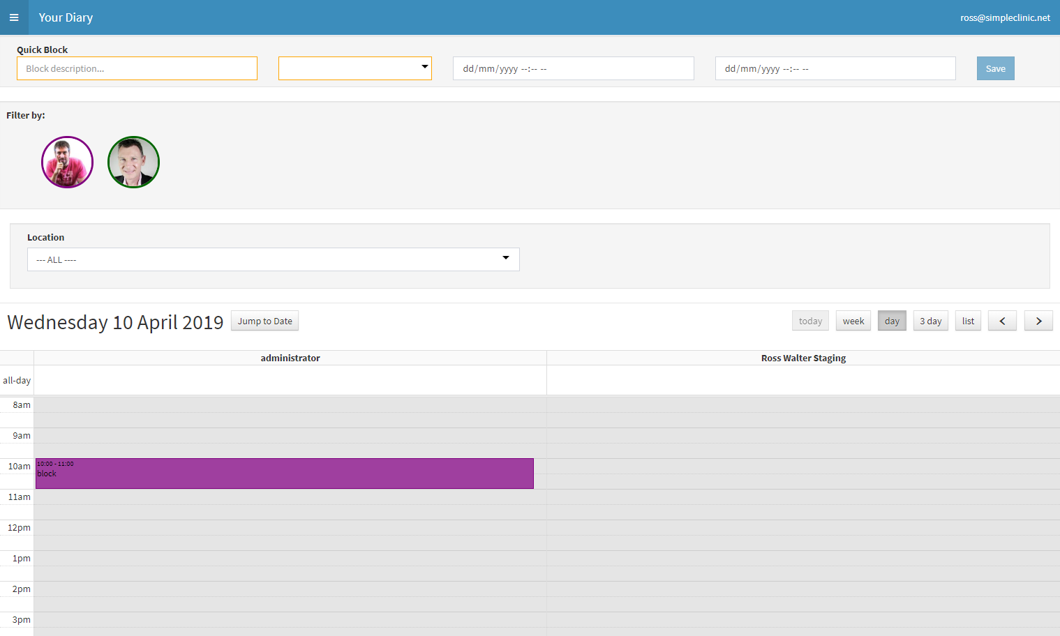 Introduction to Diary Management : SimpleClinic.net