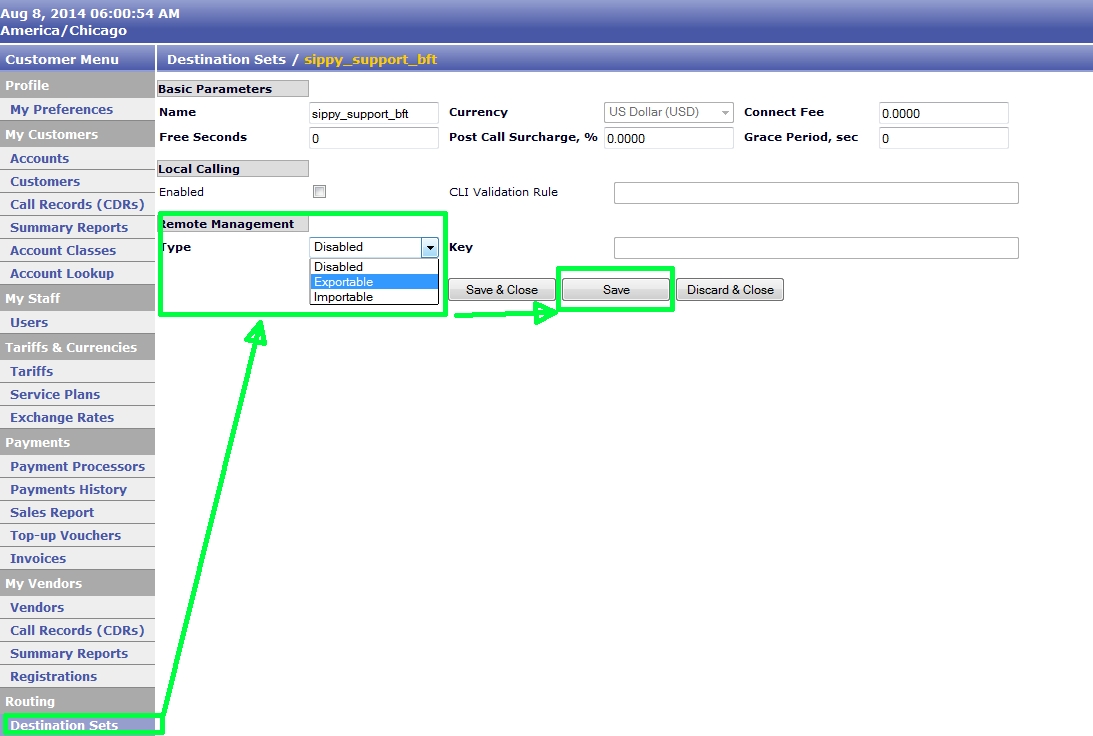 Ability to replicate destination set with all its content from one ...