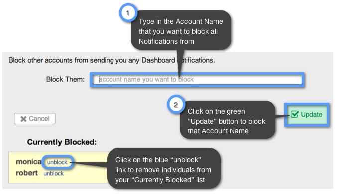 How do I block Notifications from other accounts? | Keep&Share Support ...