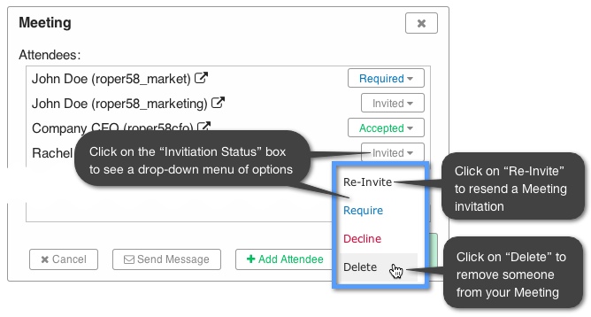 How can I tell if invitees have accepted my Meeting invitation ...