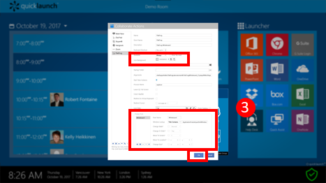 Flatfrog Whiteboard : Quicklaunch