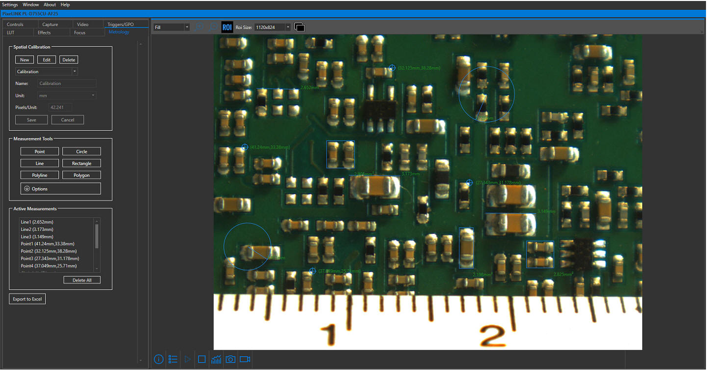 Measurement : Pixelink Support