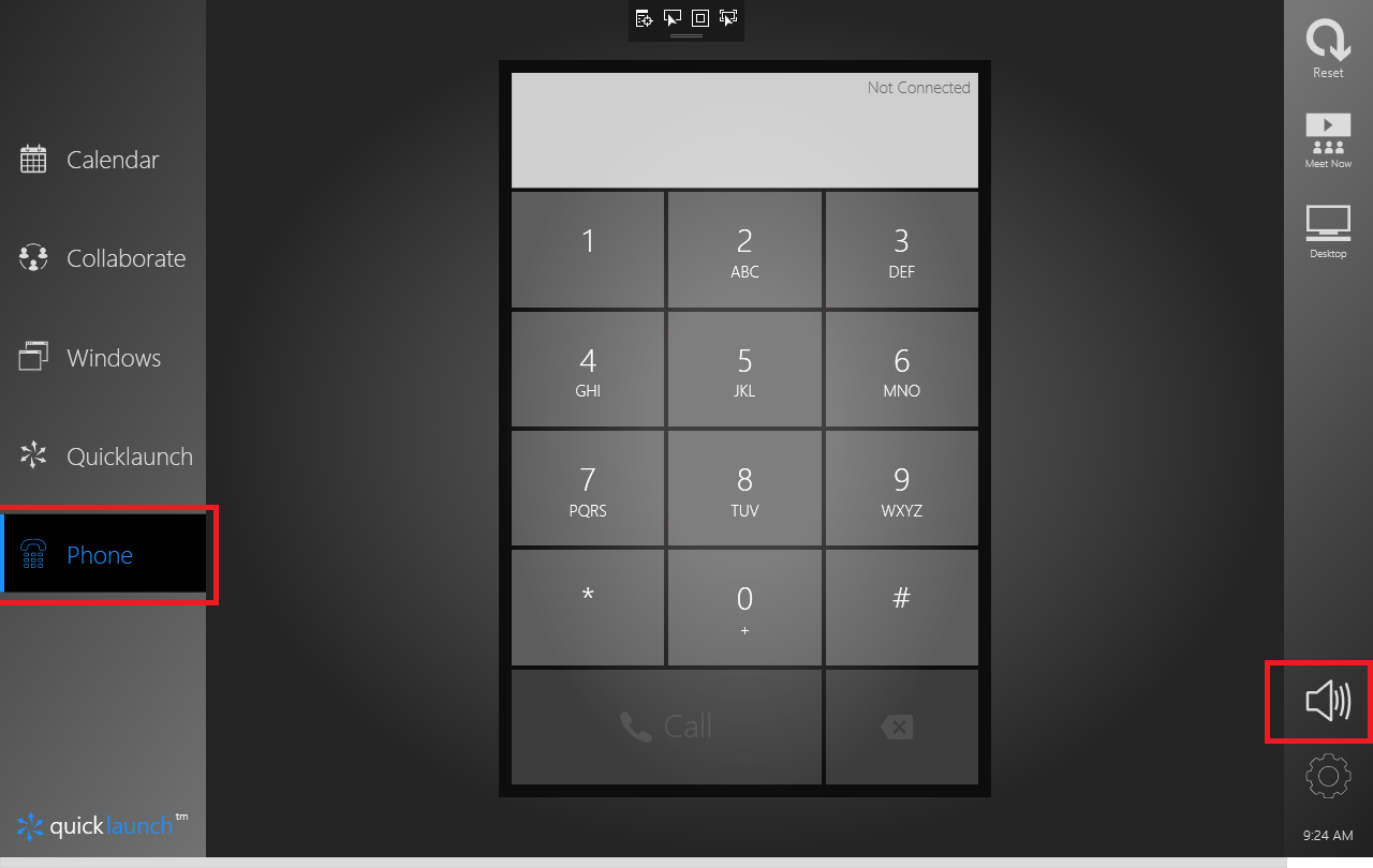Setup and Use of the Biamp Dialer : Quicklaunch