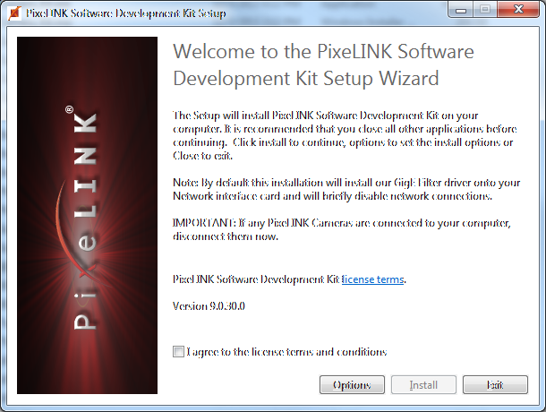 Desktop Installation Procedure : Pixelink Support