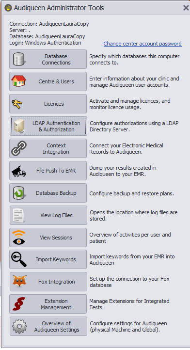 How do I use the Administrator Tools? : Otoconsult Helpdesk