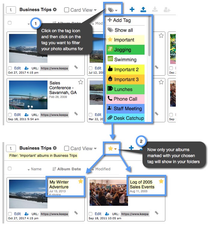 What are photo tags? : Support Portal