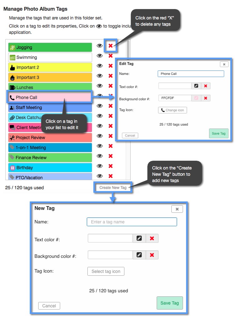 What are photo tags? : Support Portal